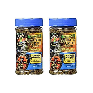 Zoo Med Aquatic Turtle Food Growth Formula [Set of 2] Size: 1.85 Oz.