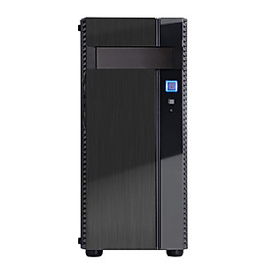 SilverStone Technology Precision Series Micro-ATX & ATX Tempered Glass Computer Case PS14B-Eg