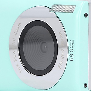 8K Digital Camera, 16X Zoom Selfie Camera Auto Focus with 2.7 Inch HD Screen for Photography Video Recording, 68MP Portable Vlogging Camera for Travel (Green)