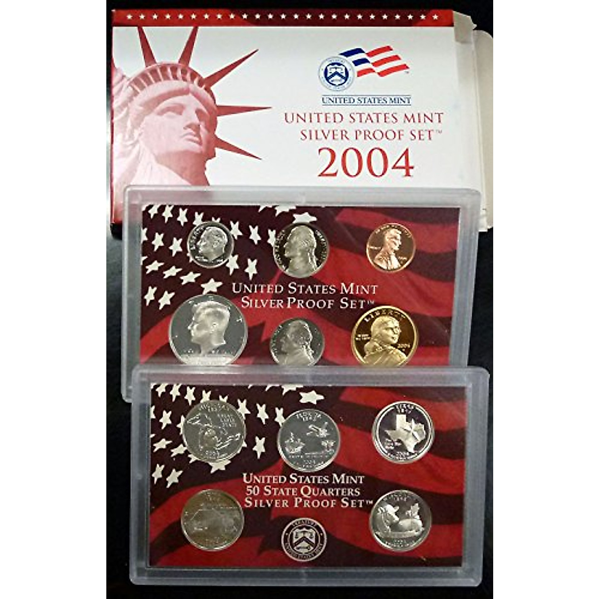 2004 U.S. Mint Silver Proof Set Set Uncirculated