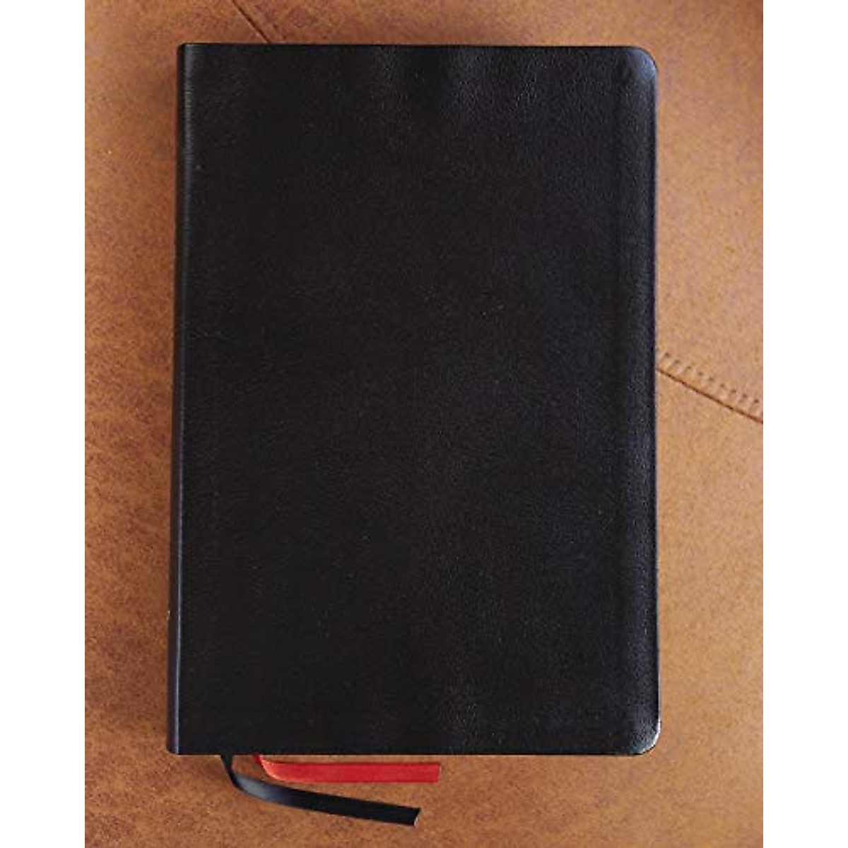 NIV, Thinline Bible, Giant Print, Bonded Leather, Black, Red Letter, Comfort Print