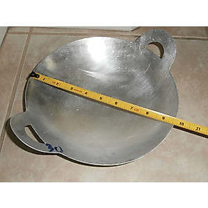 Airplane Aluminum Vietnamese pancake wok 9.5" (Chảo chiên bánh xèo)