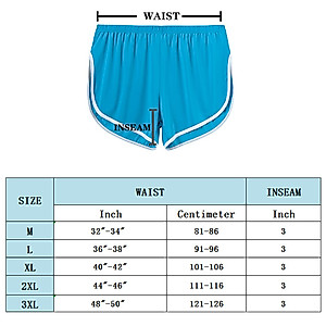 ZONBAILON Mens Split Side Underwear Sexy 3inch Running Shorts No Liner Low Rise Lounge Boxer Trunk