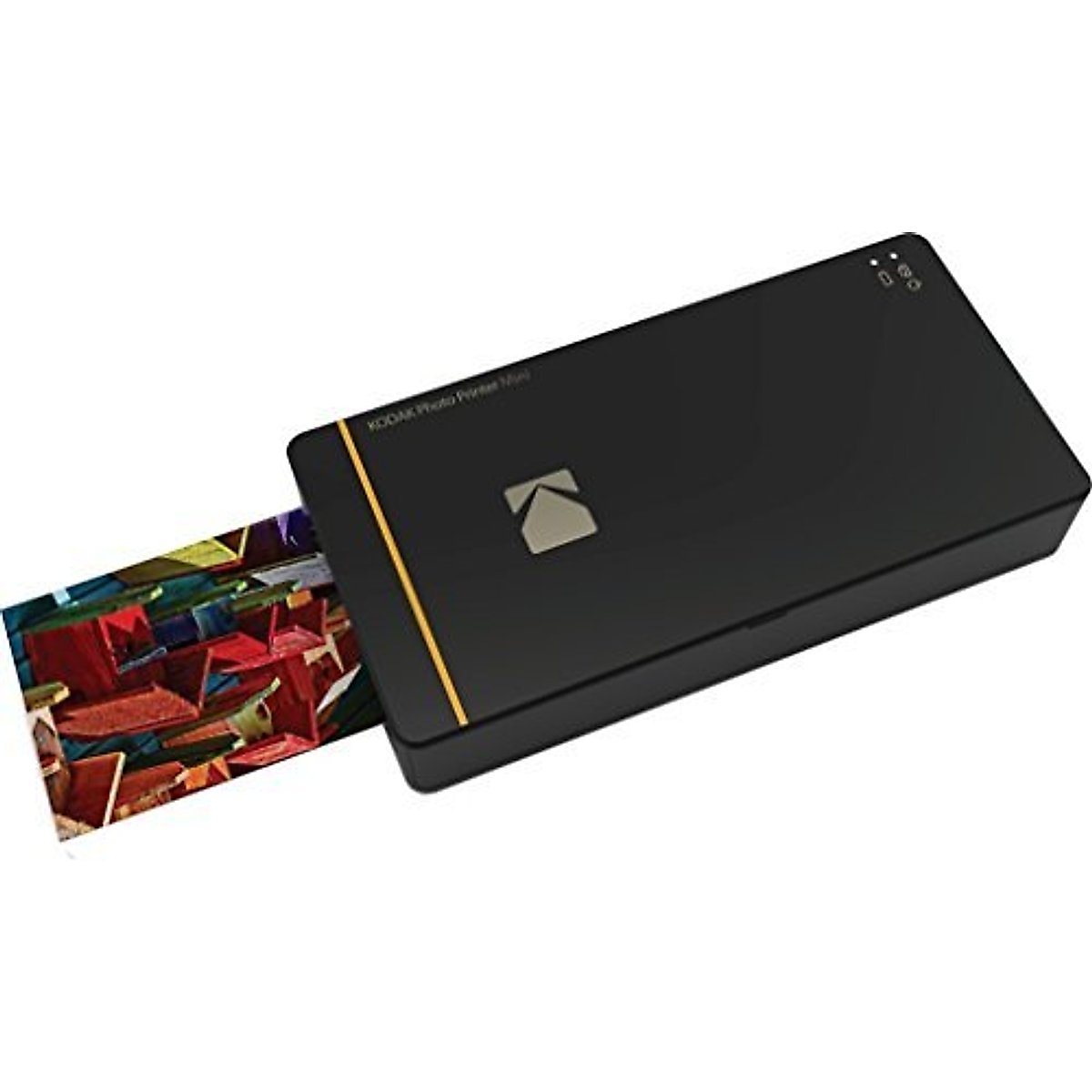 Kodak Mini Portable Mobile Instant Photo Printer - Wi-Fi & NFC Compatible - Wirelessly Prints 2.1 x 3.4" Images, Advanced DyeSub Printing Technology (Black) Compatible with Android & iOS