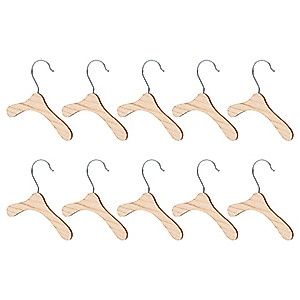 Dog Miniature Dollhouse Item Apparel Hangers- 10pcs Dog Puppy Cat Clothes Clothes Hangers No Slip Hangers for Small and Middle Dog Hanger Clothing Clothes Hanger (14x14cm)