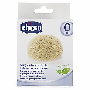 Chicco Ultra Absorbent Sponge, 0m+, Assorted Colours, 664.95 Cubic_Centimeters, 62g, 0, 1