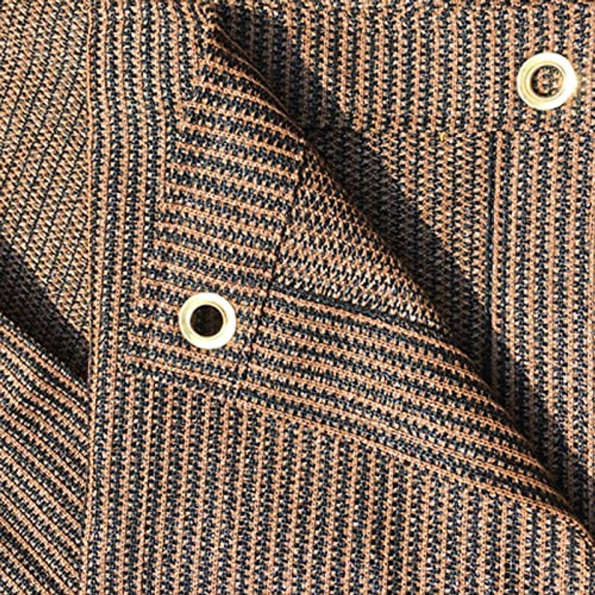 LIXIONG Sunshade Netting, Rectangle Sunblock Fabric Privicy Canopy, 95% Sunlight Shelter Shade Cloth Net for Backyard Patio, Custom Size, Silent in The Wind (Color : Brown, Size : 0.6x2cm)