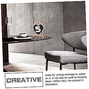 DECHOUS 3pcs Small Blackboard Wedding Easel Chalkboard Mini Table Blackboards Table Blackboard with Stand Tabletop Blackboard Mini Blackboard Easel Wood Office Price Tag Rewritable