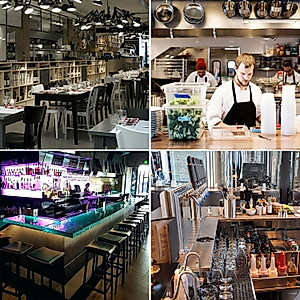 YBB Professional Cup Washing Machine Table Glass Rinser, Pitcher Rinser for Bar Cafe Household (Counter Top) - 4.4" x 2.8"