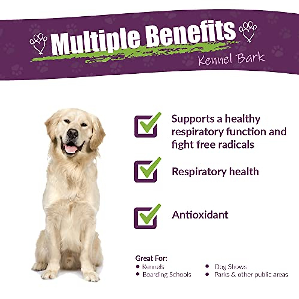 AMBER NATURALZ - TOSSA K - Kennel Bark - for Dogz - 1 Ounce