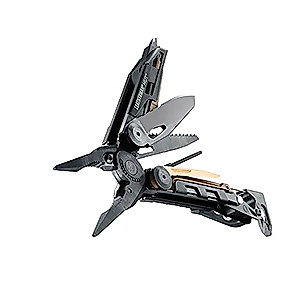 LEATHERMAN, MUT Multitool with Premium Replaceable Wire Cutters and Firearm Tools, Black with MOLLE Black Sheath
