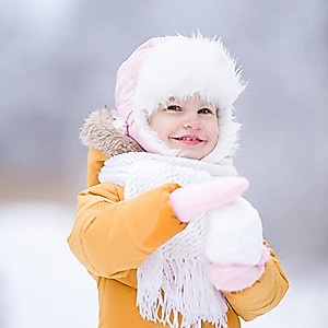 Lusofie Faux Fur Fabric 20×20 Inches White Fur Fabric Plush White Faux Fur Fabric Square Patch for Crafts Gnomes Costume Camera Floor Decoration Mats