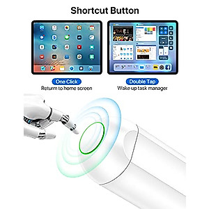 iPad Pencil 2nd Generation with Magnetic Wireless Charging, Same as Apple Pencil 2nd Generation,Stylus Pen Compatible with iPad Pro 11 in 1/2/3/4, iPad Pro 12.9 in 3/4/5/6, iPad Air 4/5, iPad Mini 6