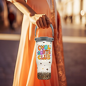 TAMUNBEE Aunt Gifts from Niece, Nephew - Birthday, Mothers Day, Thanksgiving, Christmas Gifts for Auntie - Best Aunt Ever Gifts Ideas - 30oz Tumbler With Handle