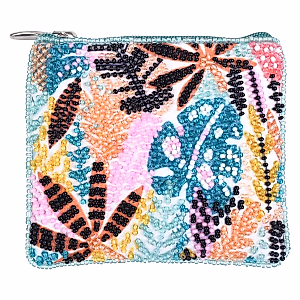 Bamboo Trading Tropical Burst Essential Pouch Handbag, Women, Travel Accessory