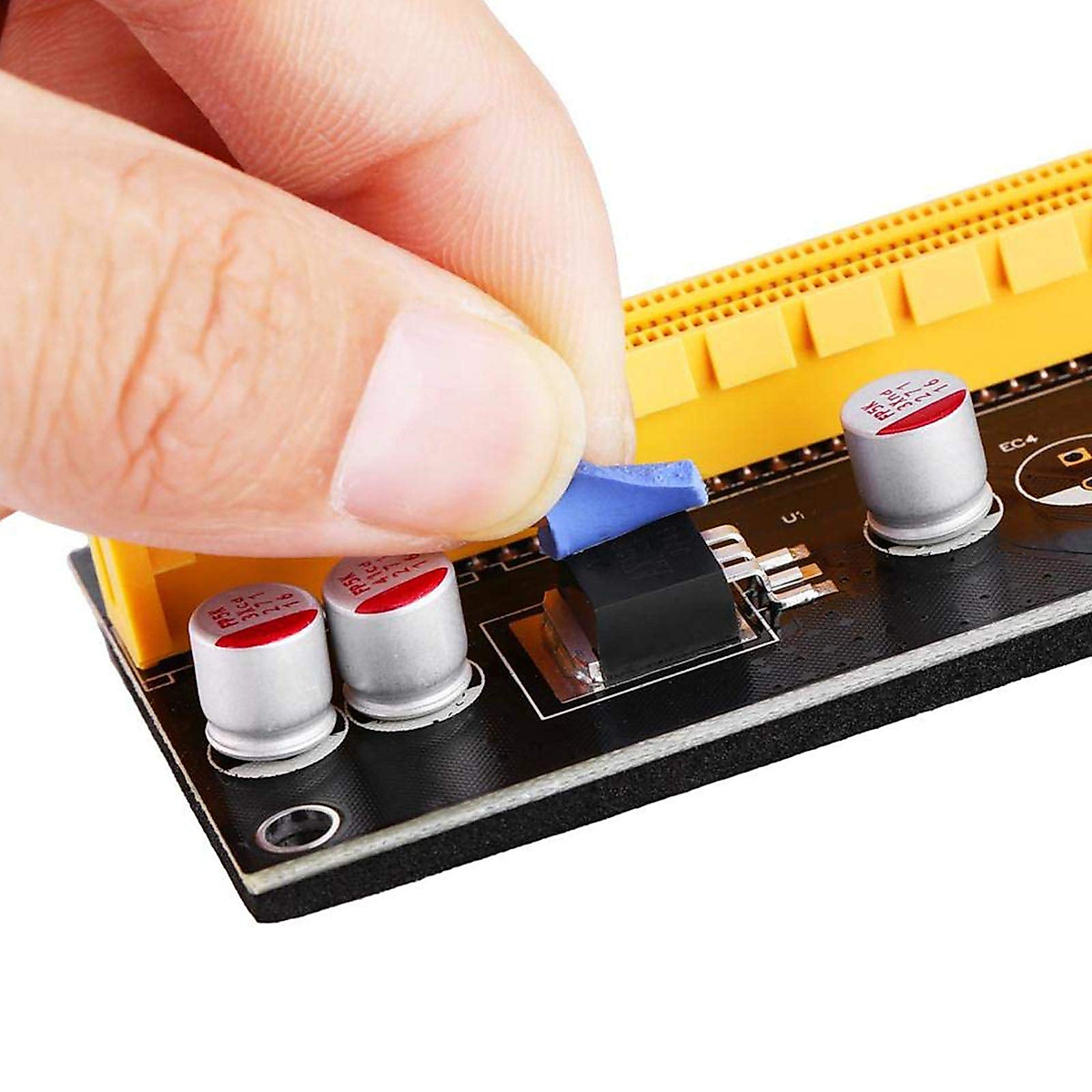 Create idea 18Pcs Thermal Pad Set, Assorted 3-Sized 0.5 1 1.5mm in Thickness for Motherboard Module Chipset Conductive Cooling