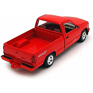 1992 Chevy 454SS Pick Up Truck, Red - Showcasts 73203 - 1/24 Scale Diecast Model Car by Motor Max