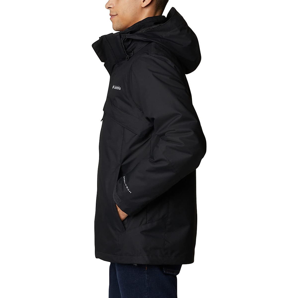 Columbia Men's Bugaboo II Fleece Interchange Jacket, Black, Large Tall