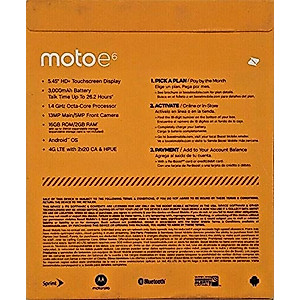 Boost Mobile Motorola Moto e6 16GB Prepaid Smartphone