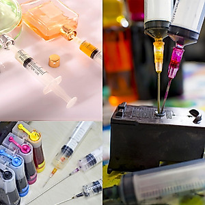 Careach 30 Packs 3mL Syringe with Needles 23 Gauge 1inch, Scientific Labs, Measurement, Individually Wrapped