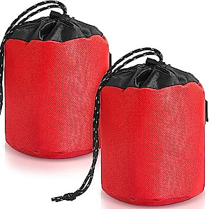 Tanlade 2 Pcs Arborist Throw Bag Throw Line Storage Bag Drawstring Safety Throw Rope Rescue Bag for Tree Rock Climbing High Limb Throwing