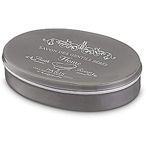 Home Basics Paris Collection Bathroom Accessories Bundle in Grey | Waste Bin | Soap Dispenser | Soap Dish | Tumbler | Toothbrush Holder | Elegant Design