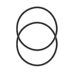 Replacement 3/8"x35 Auger Drive Belt MTD for Troy Bilt Cub Cadet 754-0430 954-0430 954-0430A 754-0430A 954-0430b 2-Stage Snow Blowers (2/Pack)