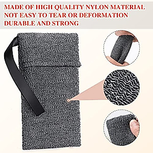 6 Pack Soap Saver Bags and Pads Set, Soap Pocket Exfoliating Soap Saver Pouch for Large Bar Soap or Leftover Bits, Body Scrubber Sponge for Men and Women for Bathing and Showering (6 Pack)