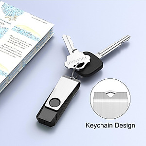 TOPESEL USB Storage Flash Drive, 5 Pack 32GB USB Flash Drives Memory Stick, USB Drive Thumb Drives USB Stick Flash Memory Stick Swivel USB 2.0 (32G,5PC, Black)