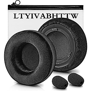 Virtuoso XT Earpads - Compatible with Virtuoso RGB Wireless SE Gaming Headset, with Microphone Foam I Thicker Memory Foam Replacement Ear Cushion (Velour)