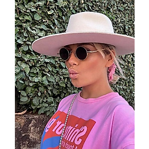 SORVINO Retro Small Round Sunglasses for Men Women Vintage Style Metal Frame