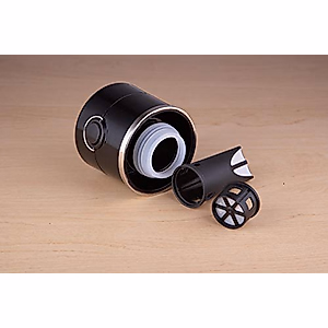 Thermos Sipp 16-Ounce Leak Proof Drink Bottle with Tea Infuser, Black, Stainless Steel