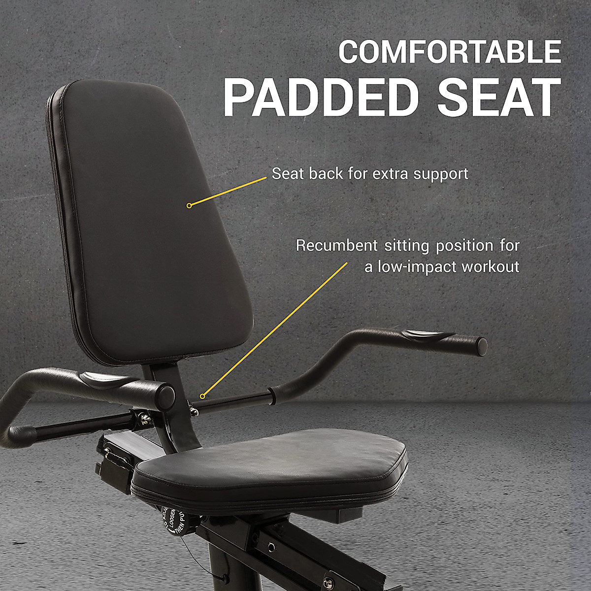 XTERRA Fitness SB150 Recumbent Exercise Bike, Black