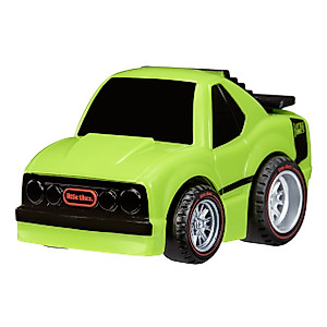 Little Tikes My First Cars Crazy Fast Cars Muscle Car Pullback Toy Car Vehicle with Epic Speed and Distance, Goes up to 50 ft