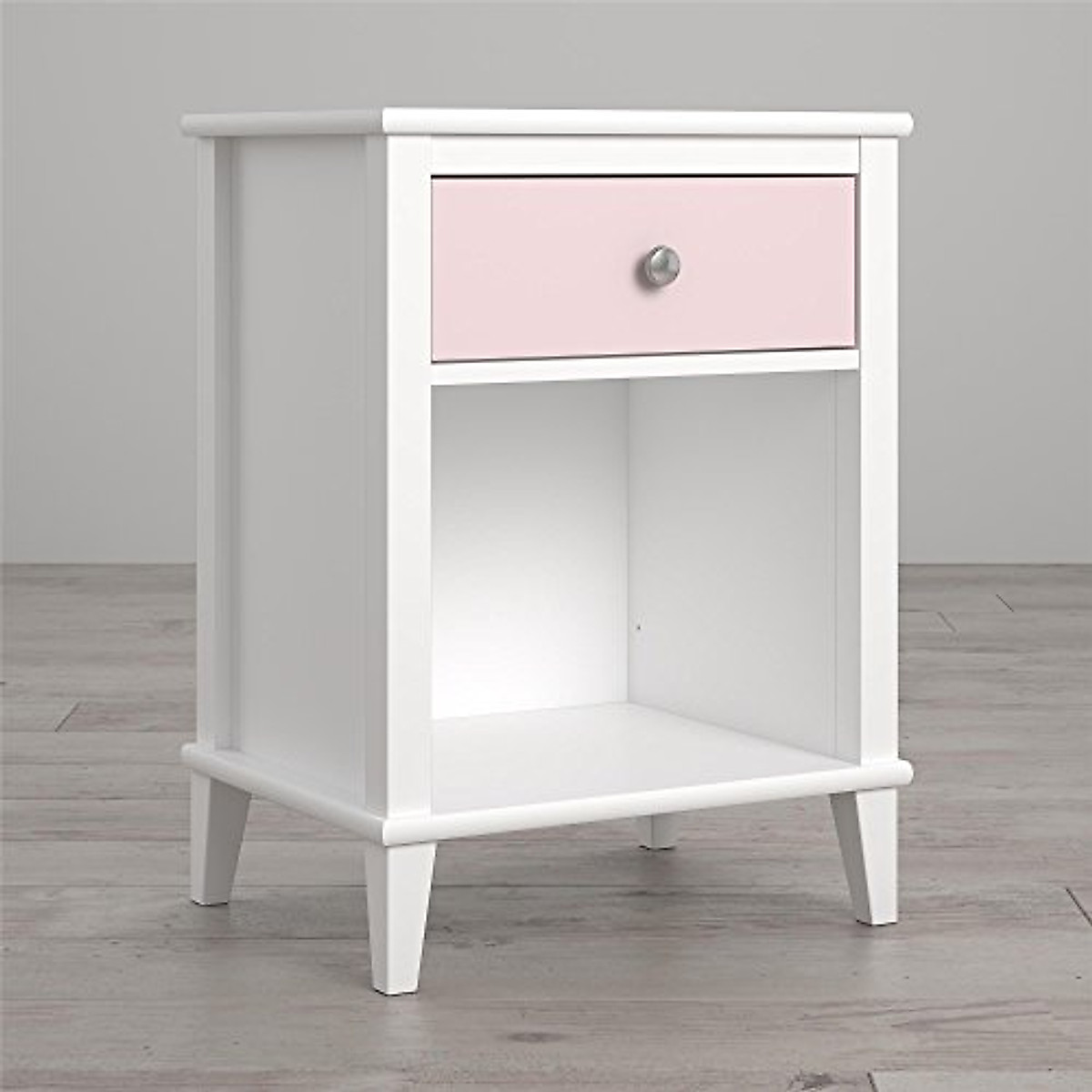 Little Seeds Monarch Hill Poppy Nightstand, White/Pink