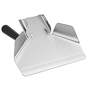Olde Midway Stainless Steel French Fry Scoop with Right Handle - Commercial Fry Bagger Scooper