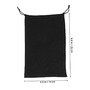 SEWACC Sunglasses Bag Ski Goggle Bag 10pcs Protection Bags for Snow Goggles Carrying Pouch for Goggle Replacement Lens Storage Case with Draw String Sunglass Case