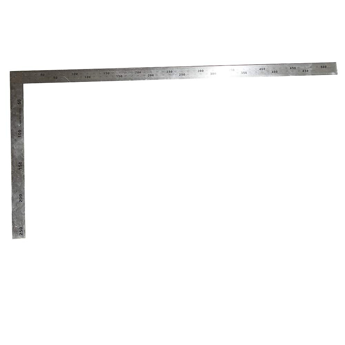 Utoolmart Right Angle Ruler, Framing Square Ruler, 250 x 500mm Stainless Steel, L Shape Ruler, Framing Ruler, Try Square Ruler Tools for Carpenter Engineer 1 Pcs