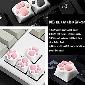Byhoo Custom Gaming Key Cap Cat Palm Keycap for Cherry MX Switch Machinery Keyboard for ESC Key, Metal Cat Claw Keycap for FPS MOBA Game Players, Keyboard Enthusiasts