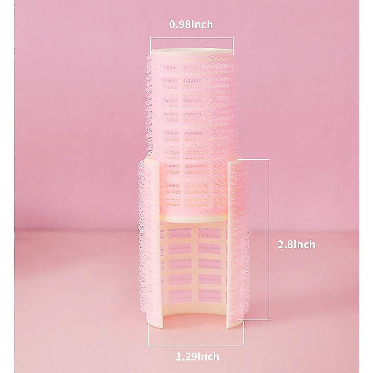 Hair Roller Curlers Bangs Self-Adhesive Hair Curling Styling Women DIY Makeup Tools 2Pcs Purple