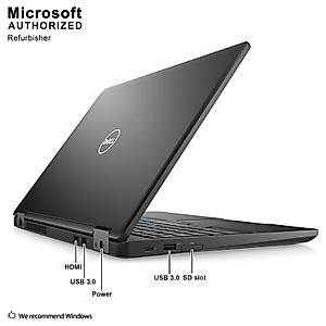 Dell Latitude 5580 15.6" Business Laptop, Intel Core I5-7200U 2.5GHZ, 8G DDR4, 1T SSD, HDMI, VGA, USB 3.0, Windows 10 Pro 64 Bit-Multi-Language Supports En/Fr/Sp(Renewed).