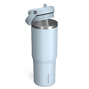 Hydrapeak Nomad 32 oz Tumbler with Handle and Straw Lid, Leakproof Tumbler, Tumbler Lid Straw, Double Insulated Tumblers, 32oz Double Insulated Cup Straw, Stainless Steel (Powder Blue)