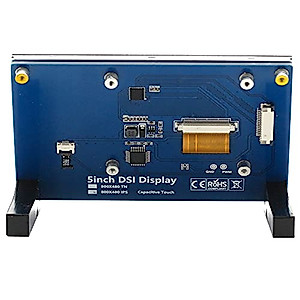CUQI 5 Inch Raspberry Pi Touchscreen, 800 × 480 DSI Mini HDMI Display, Raspberry Pi Screen with Stand Driver Free for Raspberry Pi4/3/2/Zero/B/B+, Win11/10/8/7