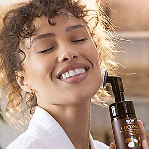 WOW Skin Science Coconut Hydrating Foaming Face Wash Cleaner with Brush- Free from Parabens, Silicones, Mineral Oil & Synthetic Fragrance - 150ml