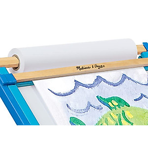 Melissa & Doug Wooden Double-Sided Tabletop Easel, Arts, Crafts, Pretend Play, 3+, Multicolor, 44.45 cm H x 52.705 cm W x 6.985 cm L