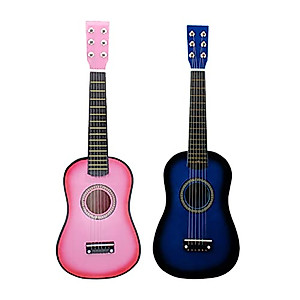 Toddmomy 23 Inch Kids Guitar 6 String Toddler Guitar Beginner Guitar Kids Acoustic Guitar 6 String Guitar for Kids Children Music Instrument
