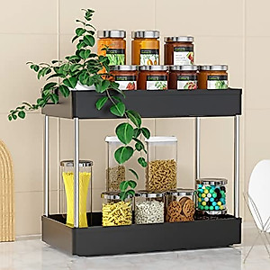 Slim Rolling Storage Cart for Bathroom Organizer,Laundry Room,3 Tier Mobile Utility Cart for Kitchen, Office, Narrow Places