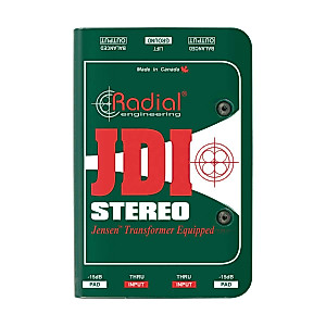 Radial JDI Stereo Premium Passive DI - DI Box