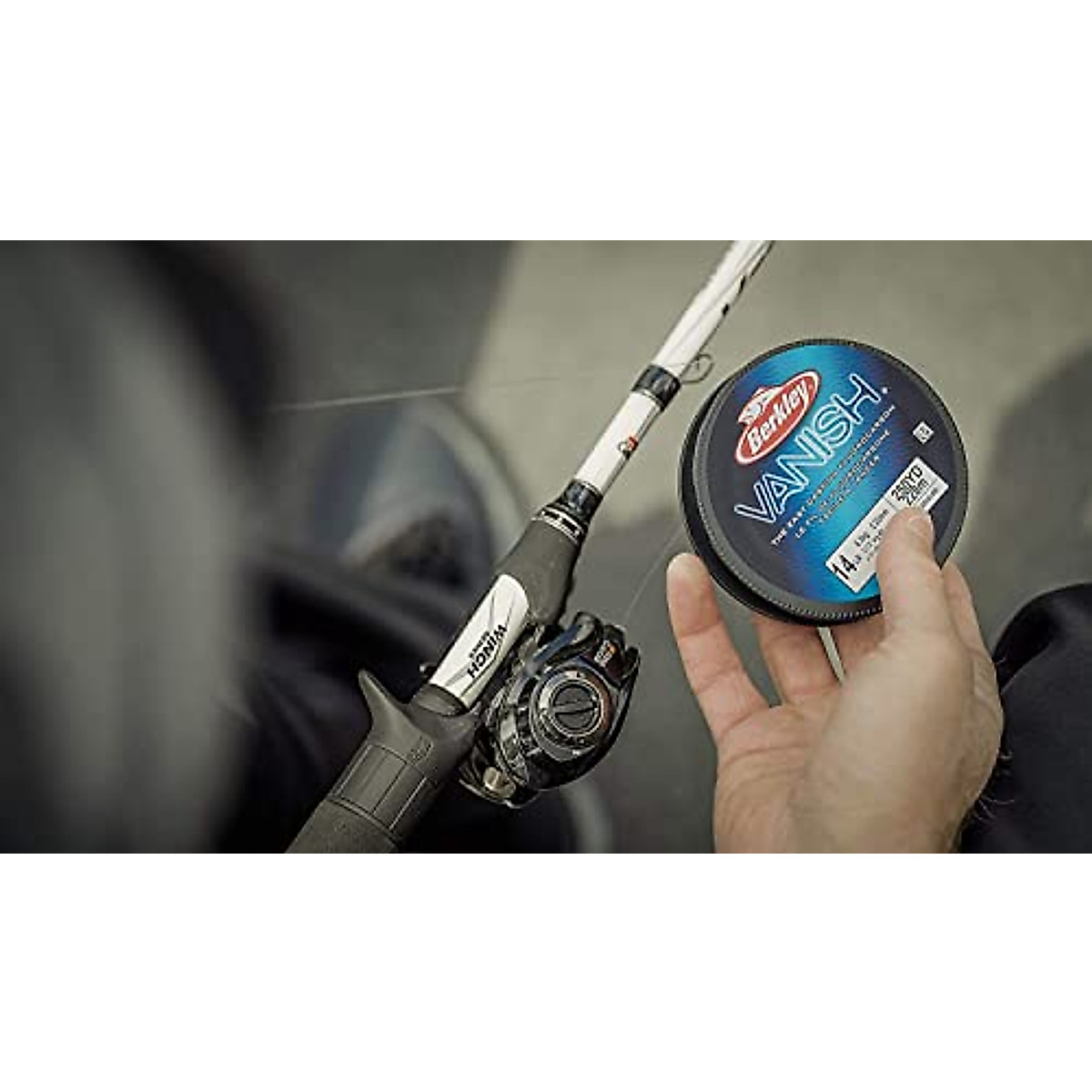 Berkley Vanish®, Clear, 20lb | 9kg, 250yd | 228m Fluorocarbon Fishing Line, Suitable for Saltwater and Freshwater Environments