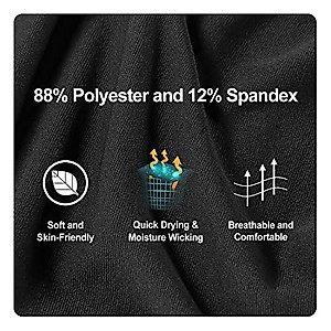 Roadbox Compression Shorts for Men 3 Pack Cool Dry Athletic Workout Underwear Running Gym Spandex Baselayer Boxer Briefs